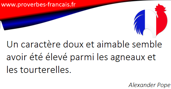 Les citations sur aimable
