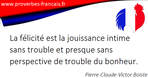 Les citations sur félicité